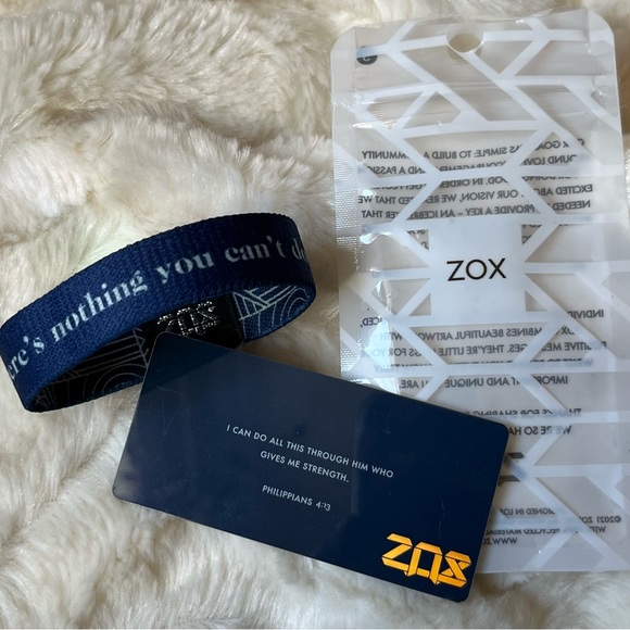 ZOX | Jewelry | Zox Elastic Wristband Theres Nothing You Cant Do | Poshmark